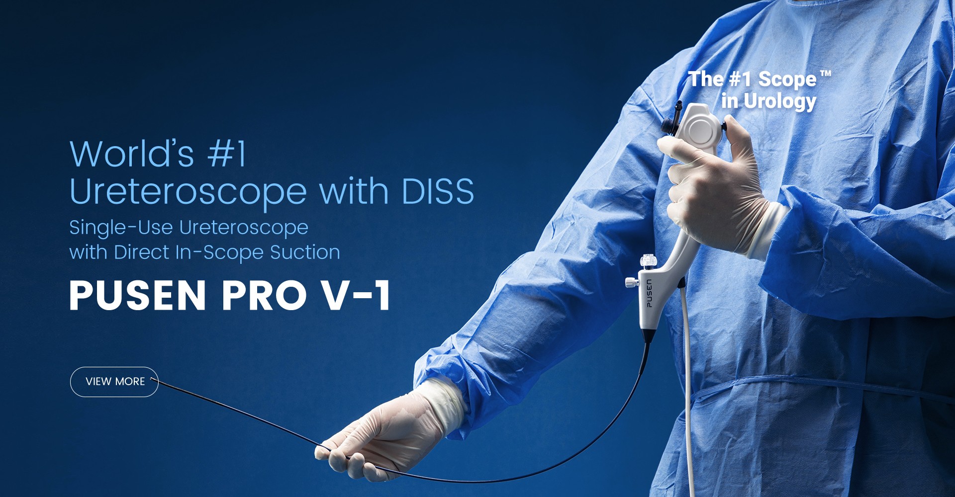 PUSEN USA World's Leading Single-Use Digital Flexible Ureteroscopes